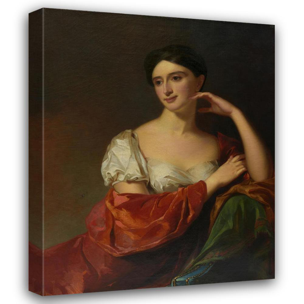 Astoria Grand "Mrs. John Redman Coxe" by Thomas Sully - Gallery Wrap Canvas Wall Art | Wayfair